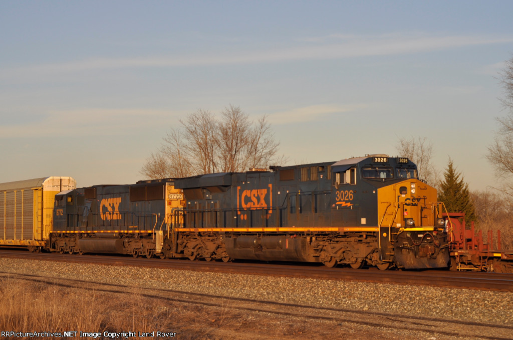 CSXT 3026 South